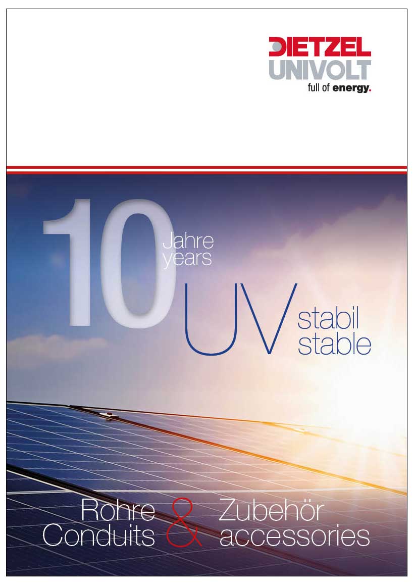UV stabilized conduits | Dietzel Univolt